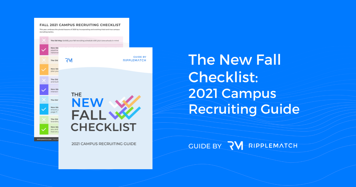 The New Fall Checklist - Campus Recruiting Guide